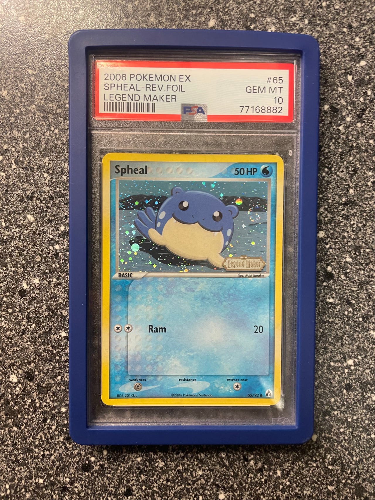 Pokémon EX Legend Maker Spheal Holo Stamp 65/92 PSA 10 POP:13 | FINN-torget
