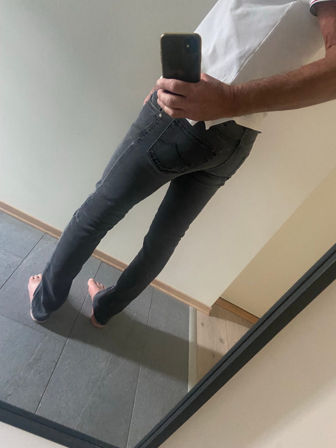 Grå Jacob Cohen slim fit mod 622 | FINN-torget