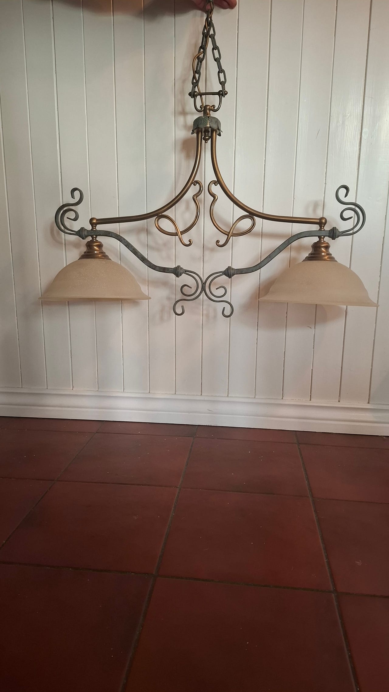 Stor taklampe / biljardbordlampe / pokerlampe / westernlampe | FINN-torget