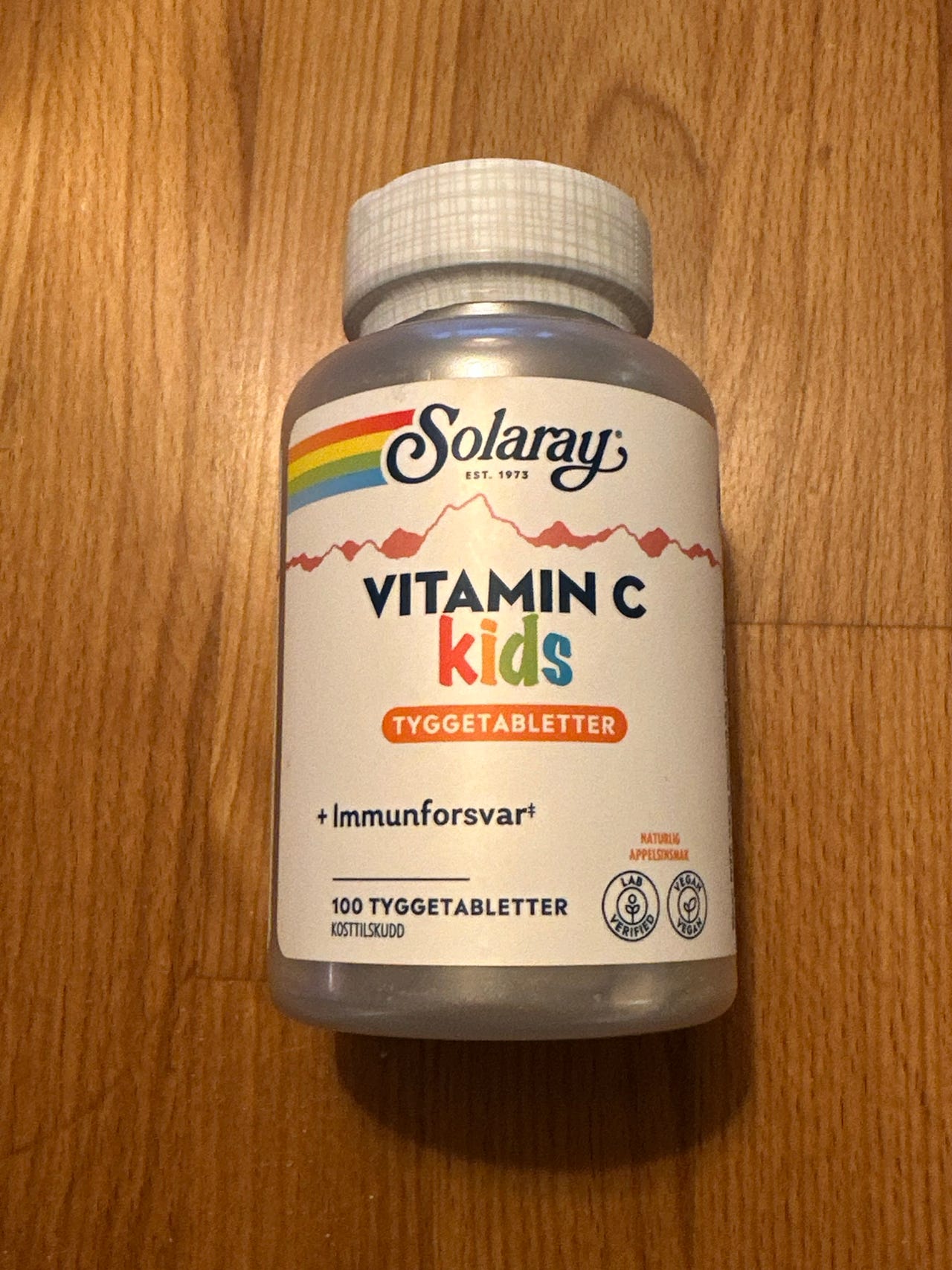 Solaray vitamin C for barn (UÅPNET) | FINN-torget