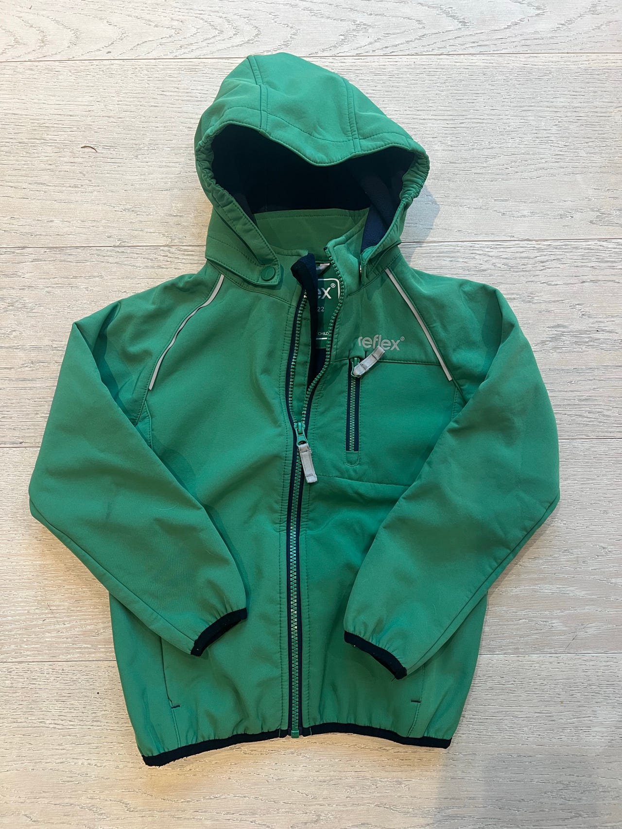 Reflex Softshelljakke Barn 122 Grønn Unisex | FINN-torget
