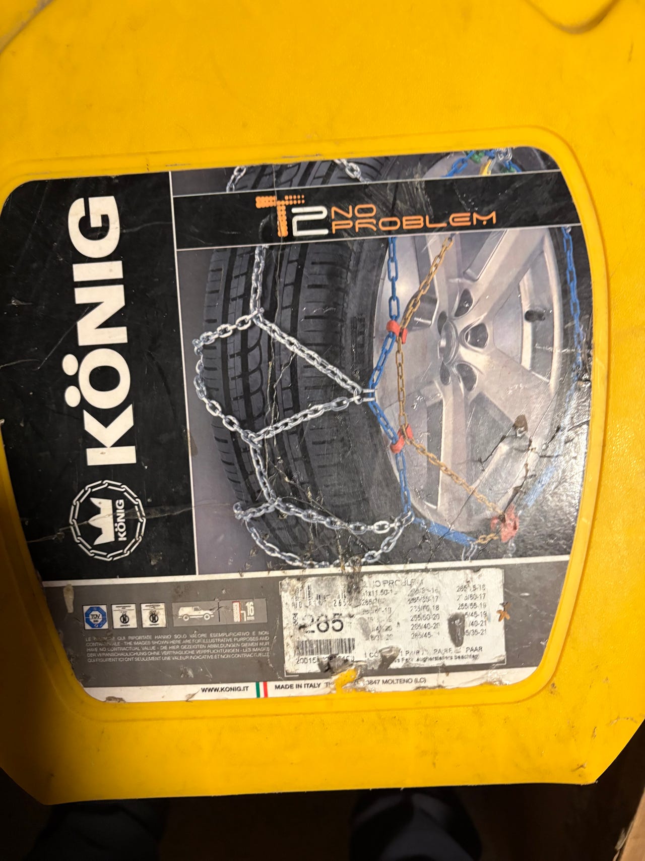 Kjetting Konig T2 265 til SUV | FINN-torget