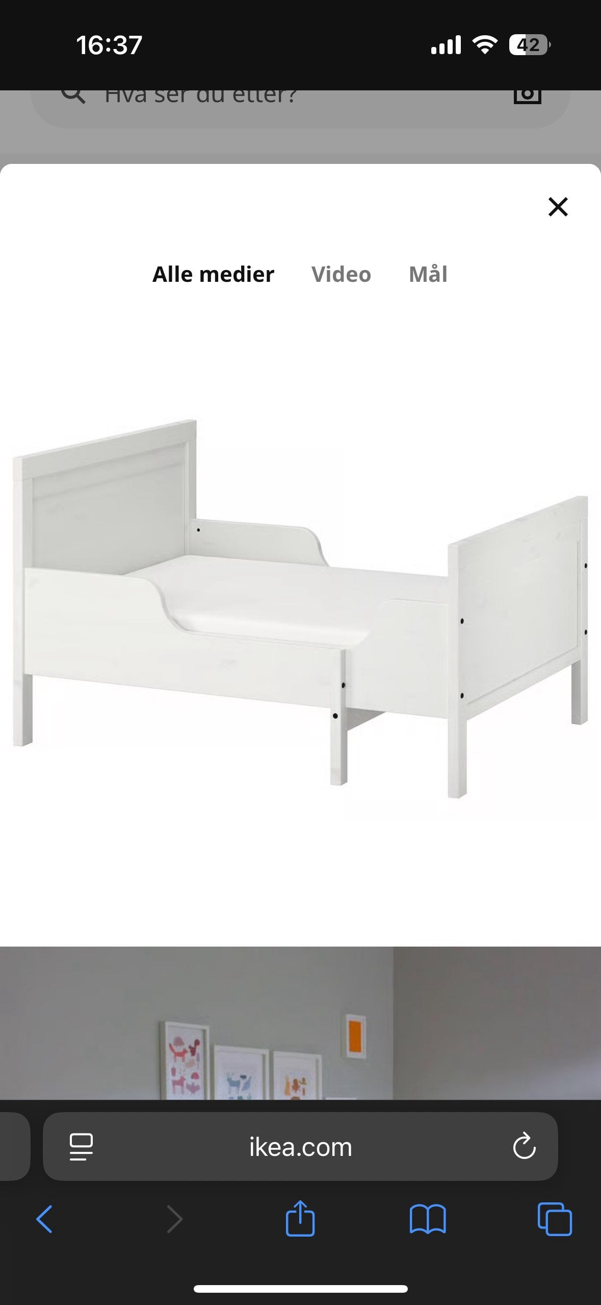 Sundvik Uttrekkbar juniorseng (Ikea) | FINN-torget