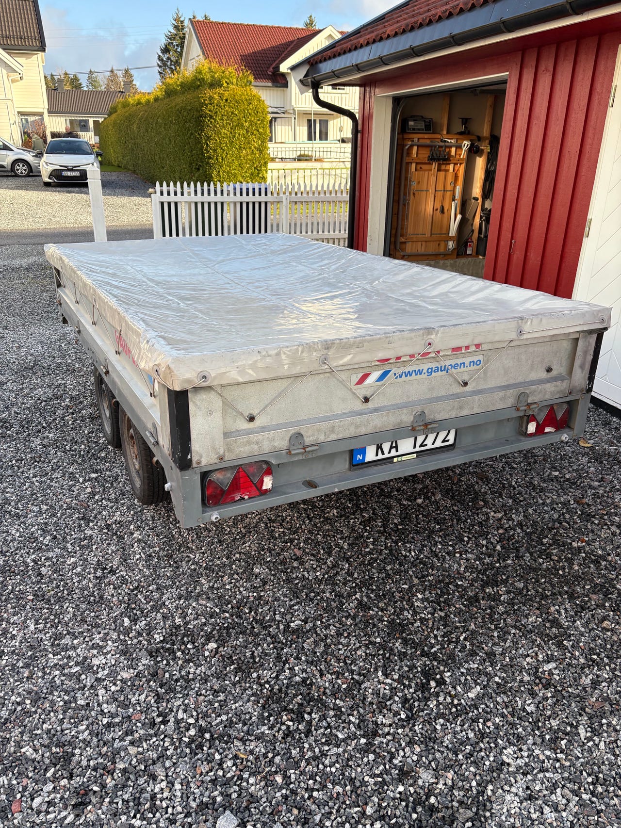 Ok Gaupen E 2030N 2011 mod henger selges. Kassemål lengde 3,1m, bredde ...