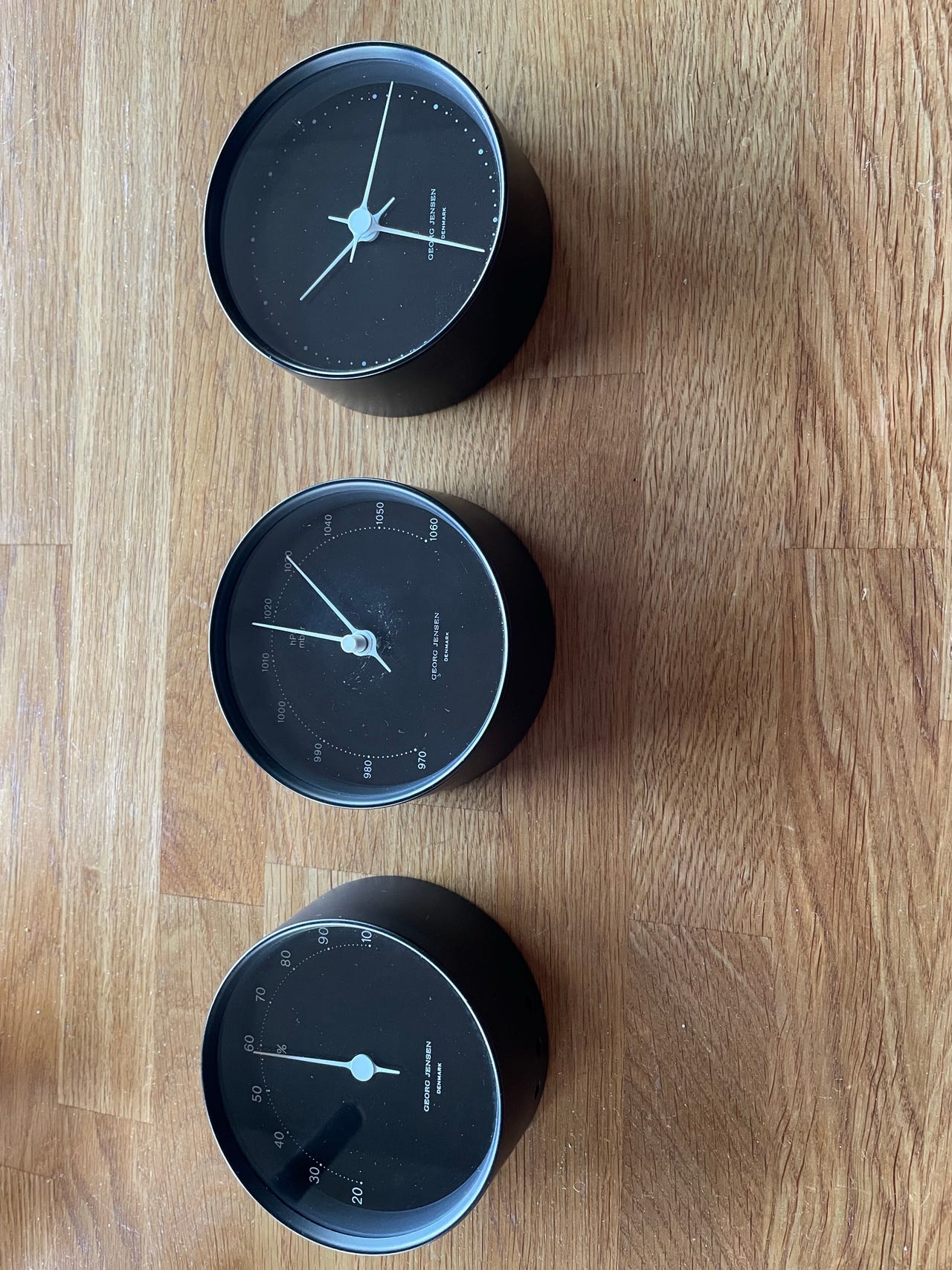 Georg Jensen Veggur, Barometer og Hygrometer | FINN-torget