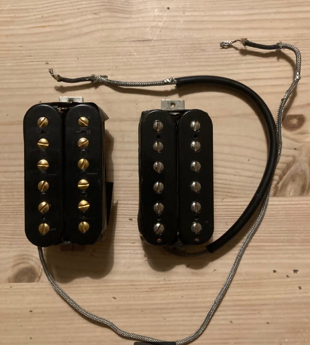 Gibson Dirty Fingers pickups - vintage 1980-1982 | FINN-torget