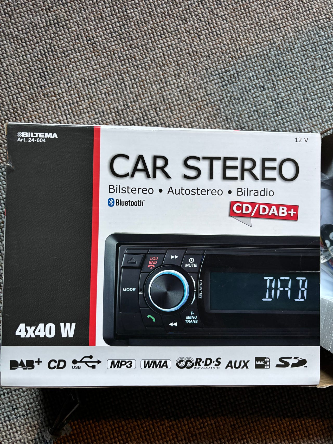 Ny Dab bilstereo selges | FINN-torget