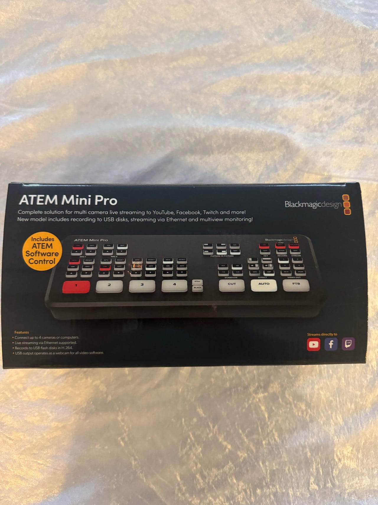 Blackmagic Design ATEM Mini Pro – profesjonell videomikser for ...