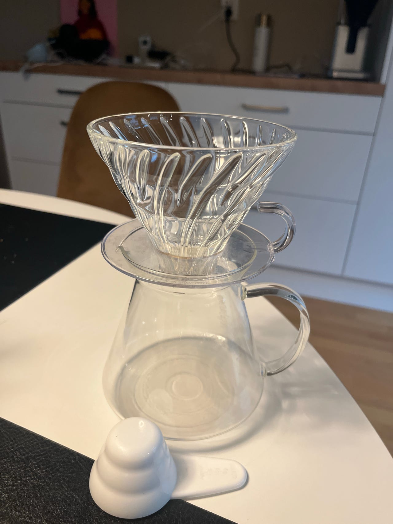 Hario V60 Kaffe Dripper og Serveringskanne Glass | FINN-torget