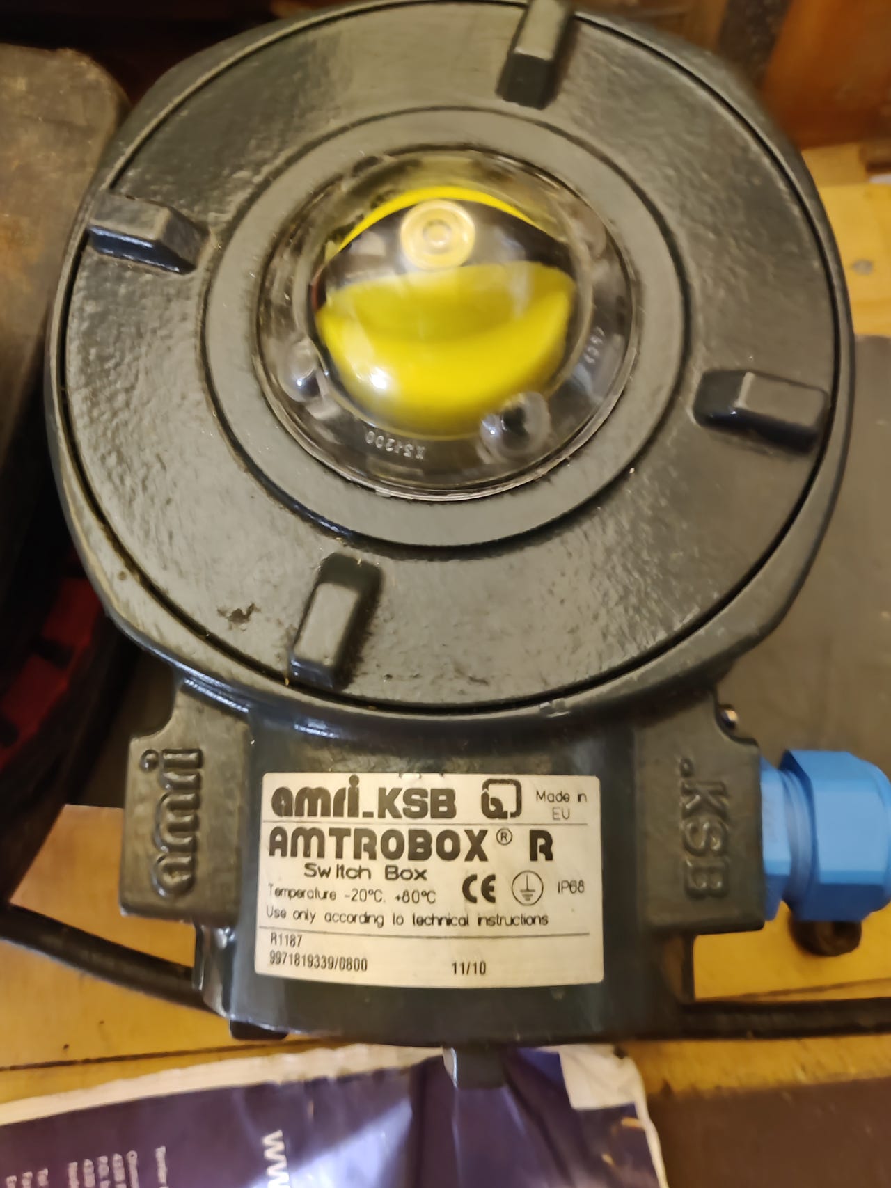 KSB AMTROBOX R (R1187) – Ny industriell limit switch box / ventilboks ...