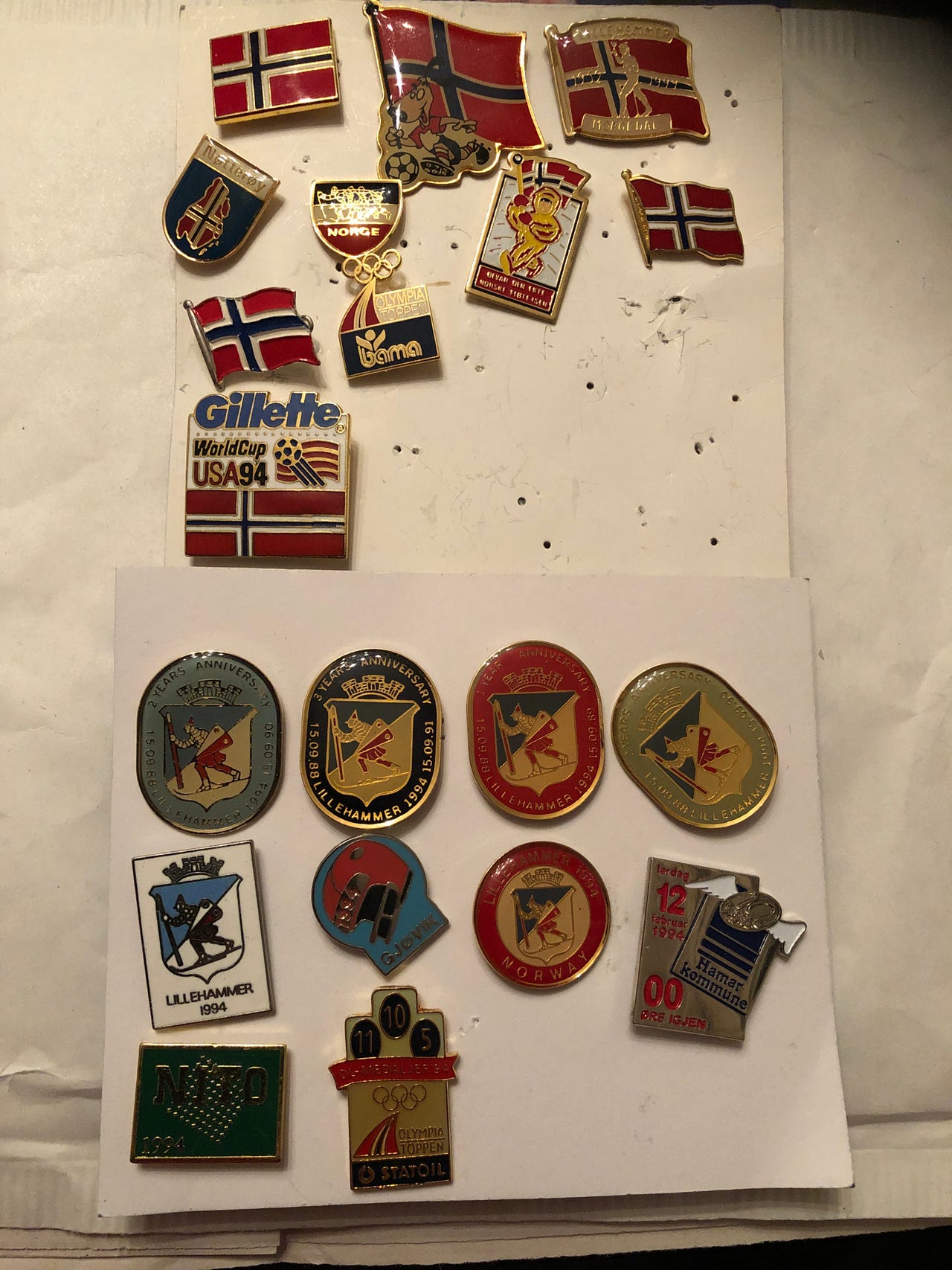 Pins som inneholder 1994 eller norsk flagg | FINN-torget