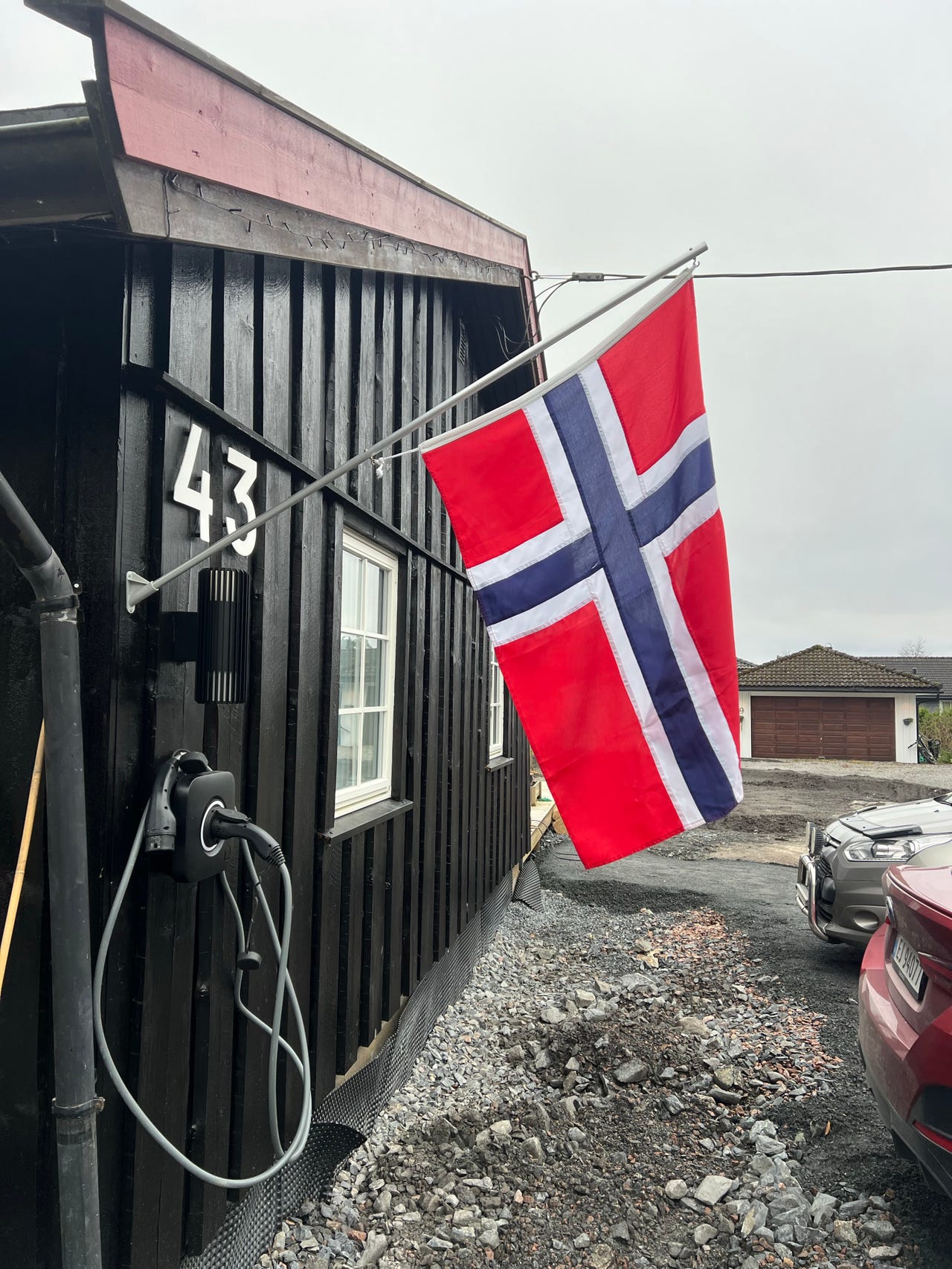 Norsk Flagg 43 cm Rødt, Hvitt og Blått | FINN-torget