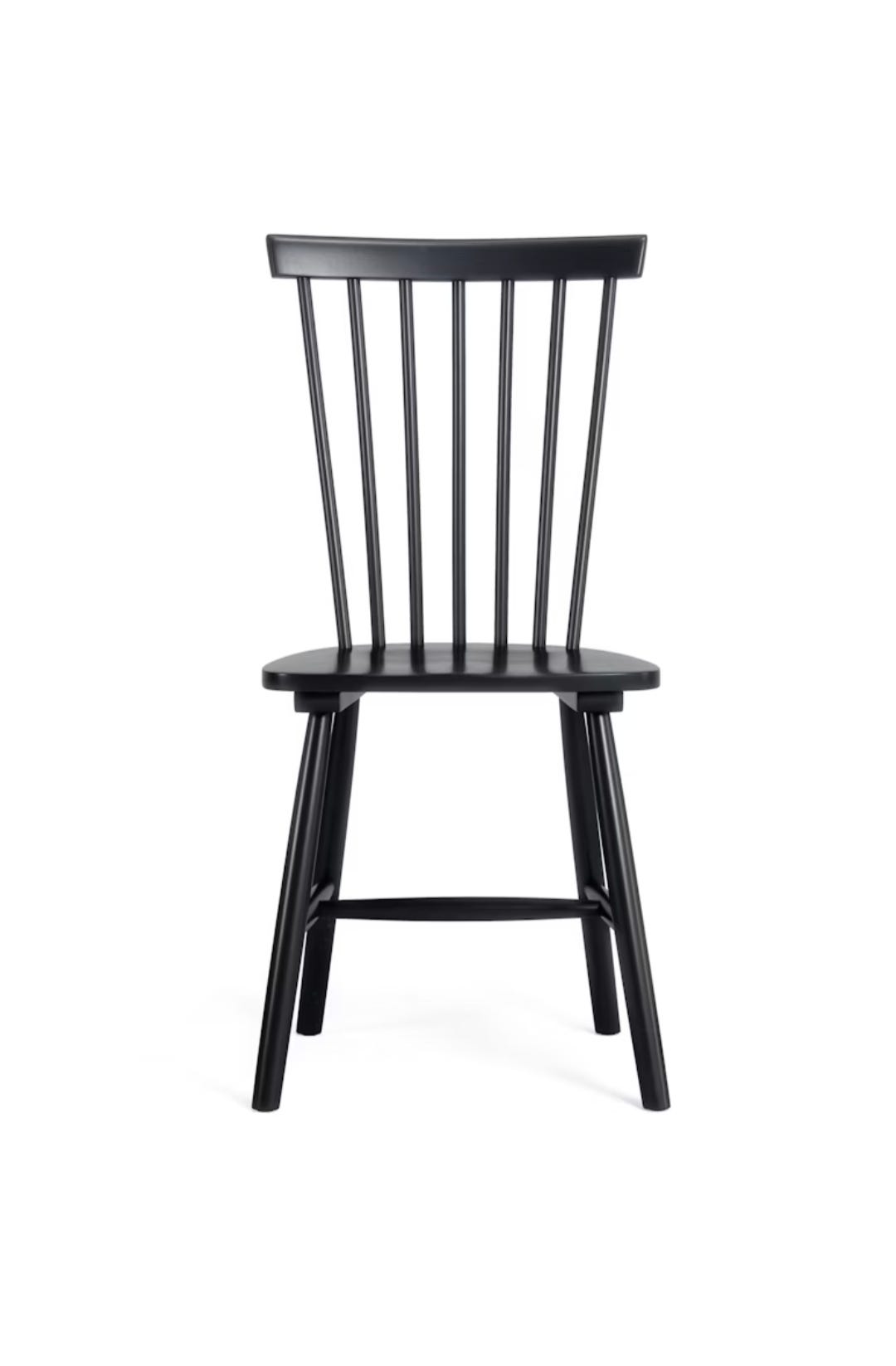 6 x Wood H17 pinnestoler, svart | FINN-torget