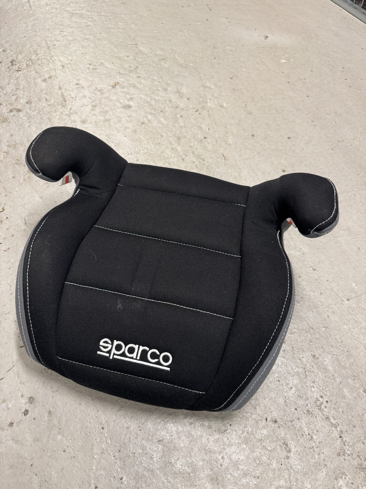 Sparco Sittepute Barnebilsete 36 cm Svart | FINN-torget