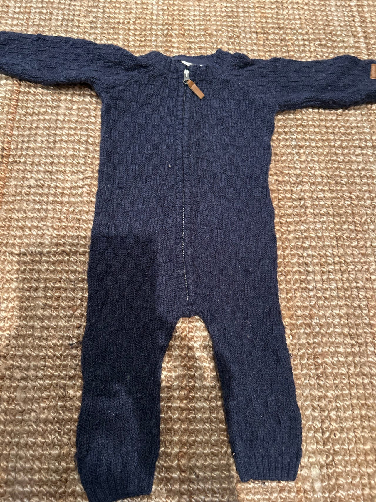 Name it Blå Baby Heldrakt Str 68 Unisex. Ull. | FINN-torget