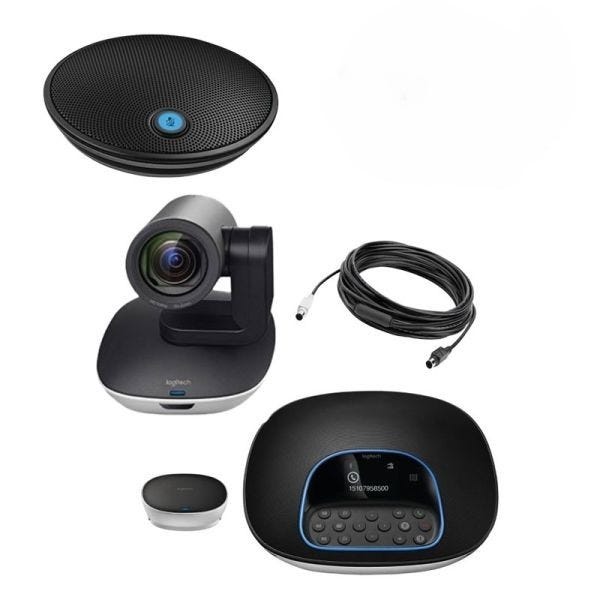 Logitech Group All-in-One HD møteromsystem selges (ink. ekstra mikrofon ...