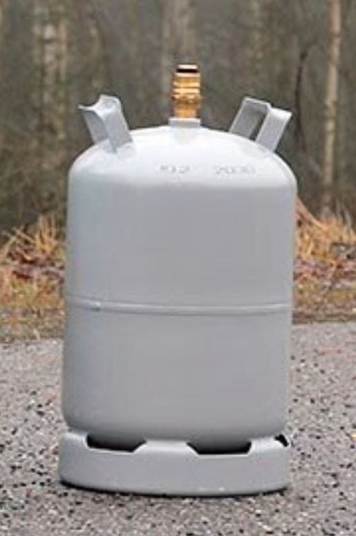 Propan - Gassflaske - 11 kg - stålflaske - tomme flasker | FINN-torget