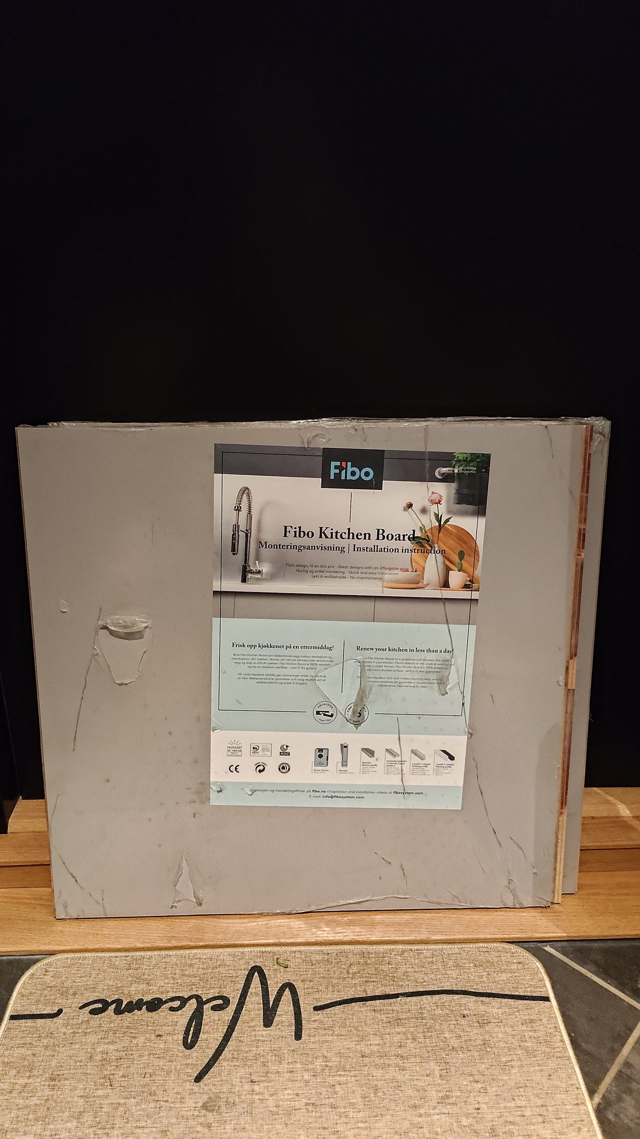 Fibo Titan Kitchen Board, slett overflate 11x580x600mm | FINN-torget