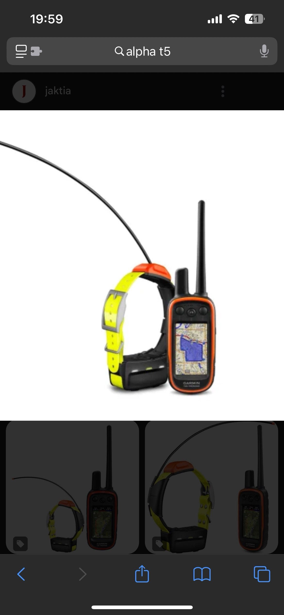 Garmin 100 og alpha t5 halsbånd selges | FINN-torget