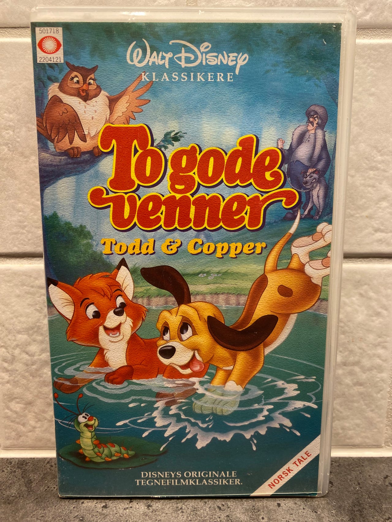 To gode venner Todd & Copper VHS | FINN-torget