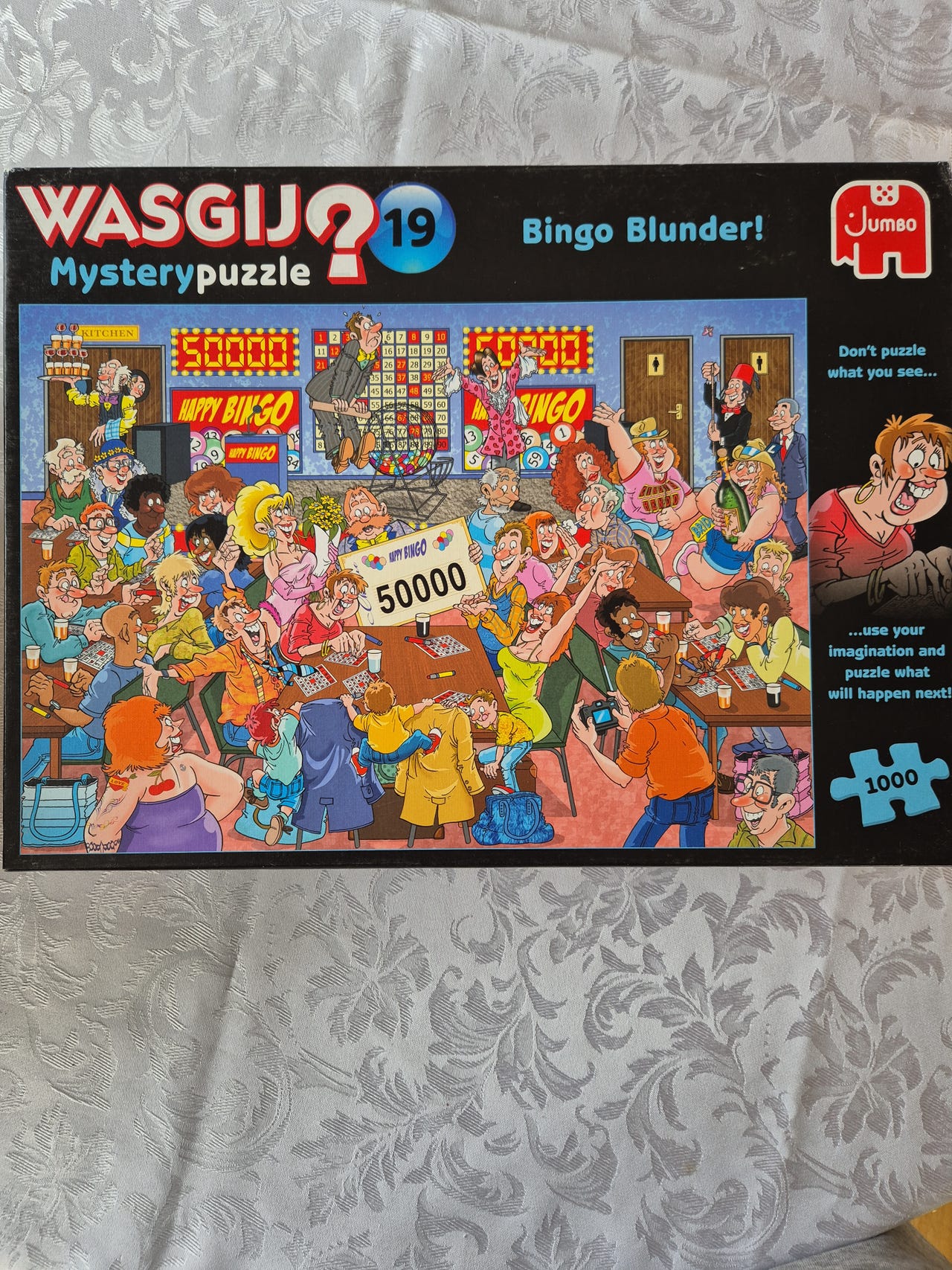 Wasgij Mystery Puzzle 19 Bingo Blunder 1000 brikker | FINN-torget