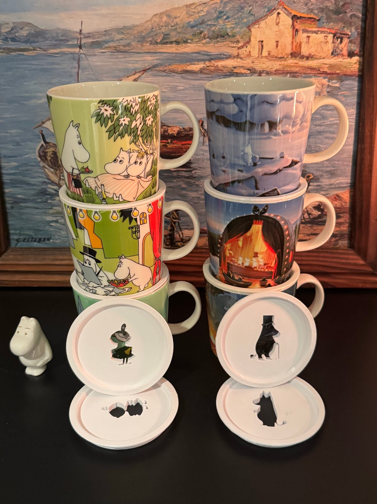 Mummikopp stableplater med motiver 30cl | FINN-torget