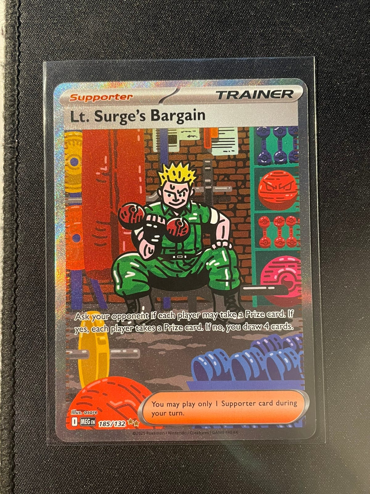 Lt. Surge's Baragin SIR #185 - Pokemon Mega Evolutions | FINN-torget