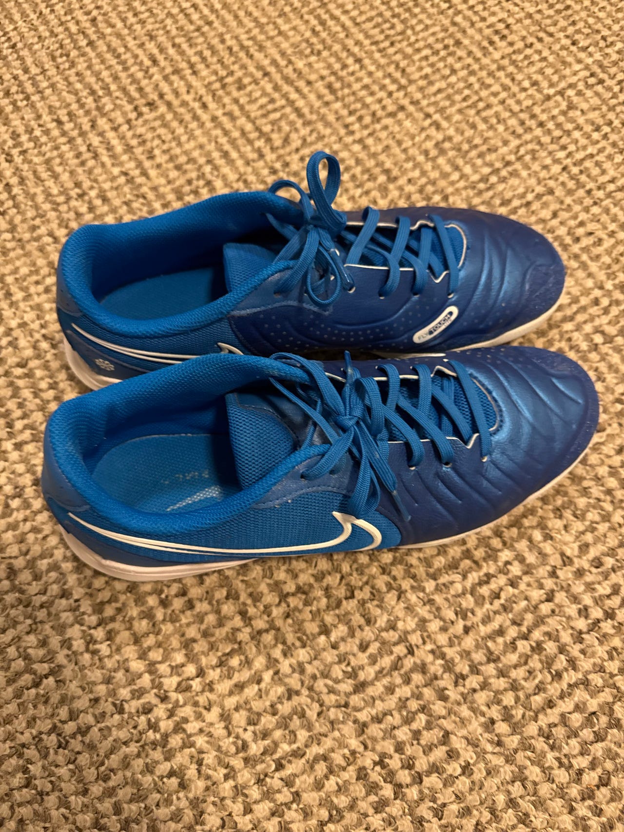 Nike Tiempo Legend 9 Academy IC Innesko Blå Hvit Herre Størrelse 43 ...
