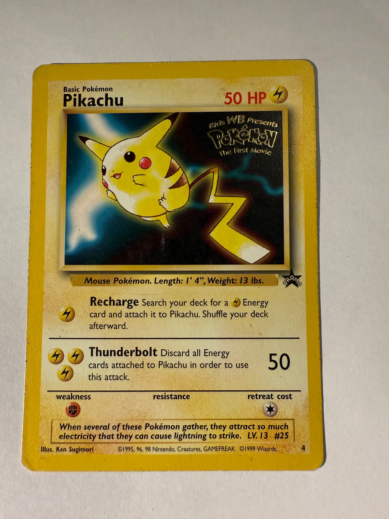 Pokémonkort til salgs – Pikachu (Kids WB Promo 1999) – #4 | FINN-torget