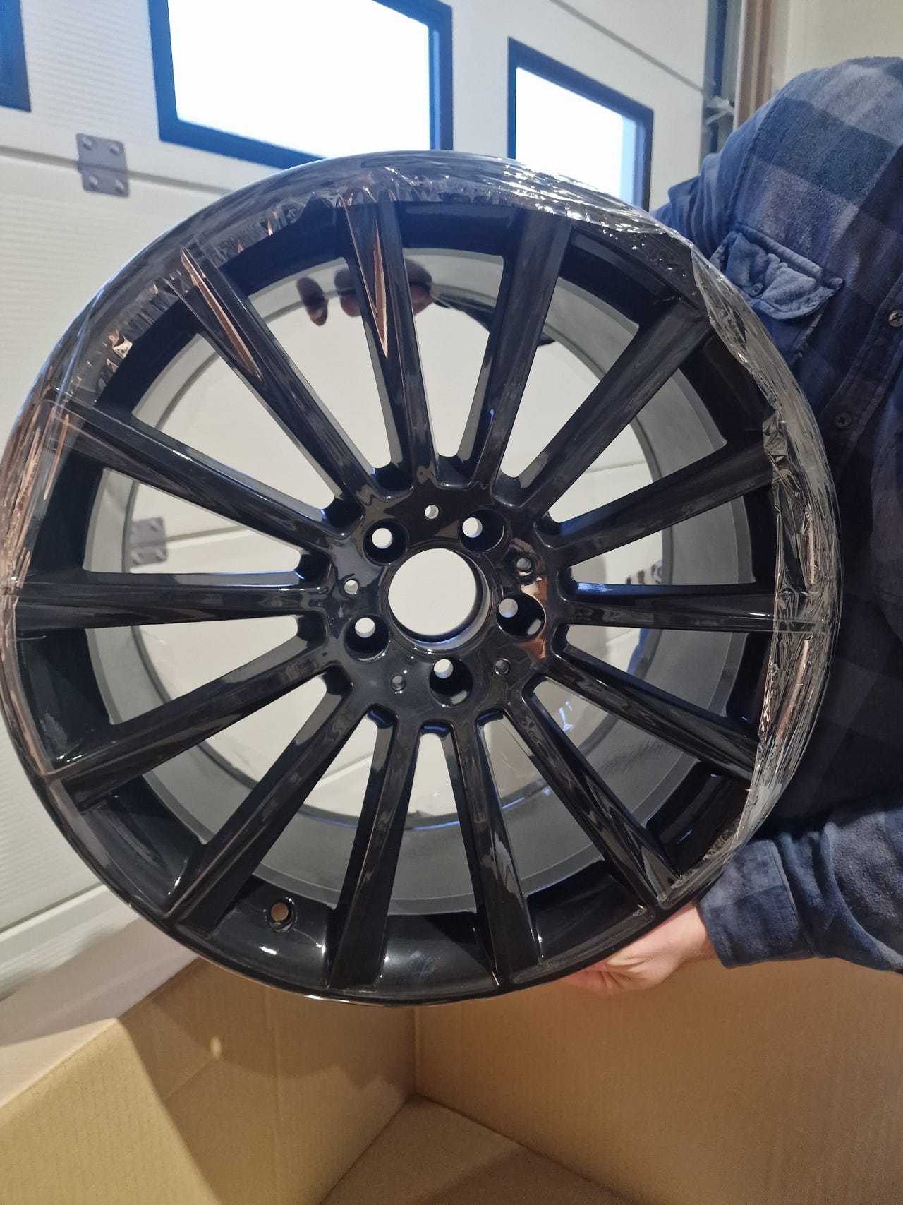 Helrestaurerte 20" AMG felger med sommerhjul til Mercedes GLS/Vito/GLE ...