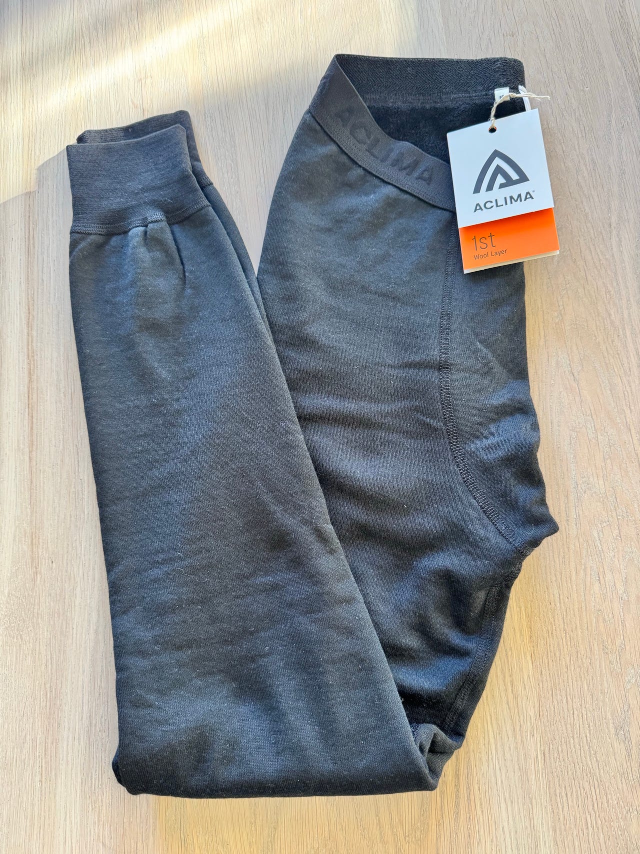 Aclima HotWool longs Unisex Jet Black str.M | FINN-torget
