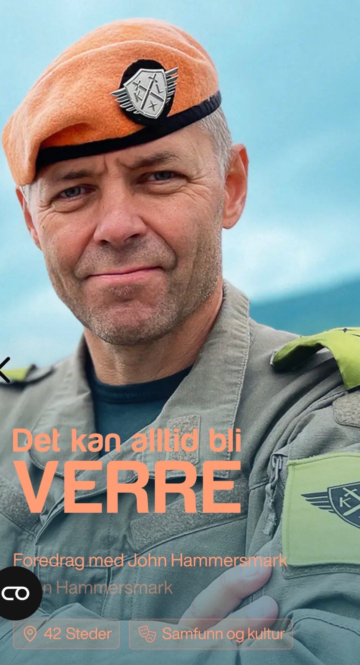 Foredrag med John Hammersmark Det kan alltid bli VÆRRE | FINN-torget