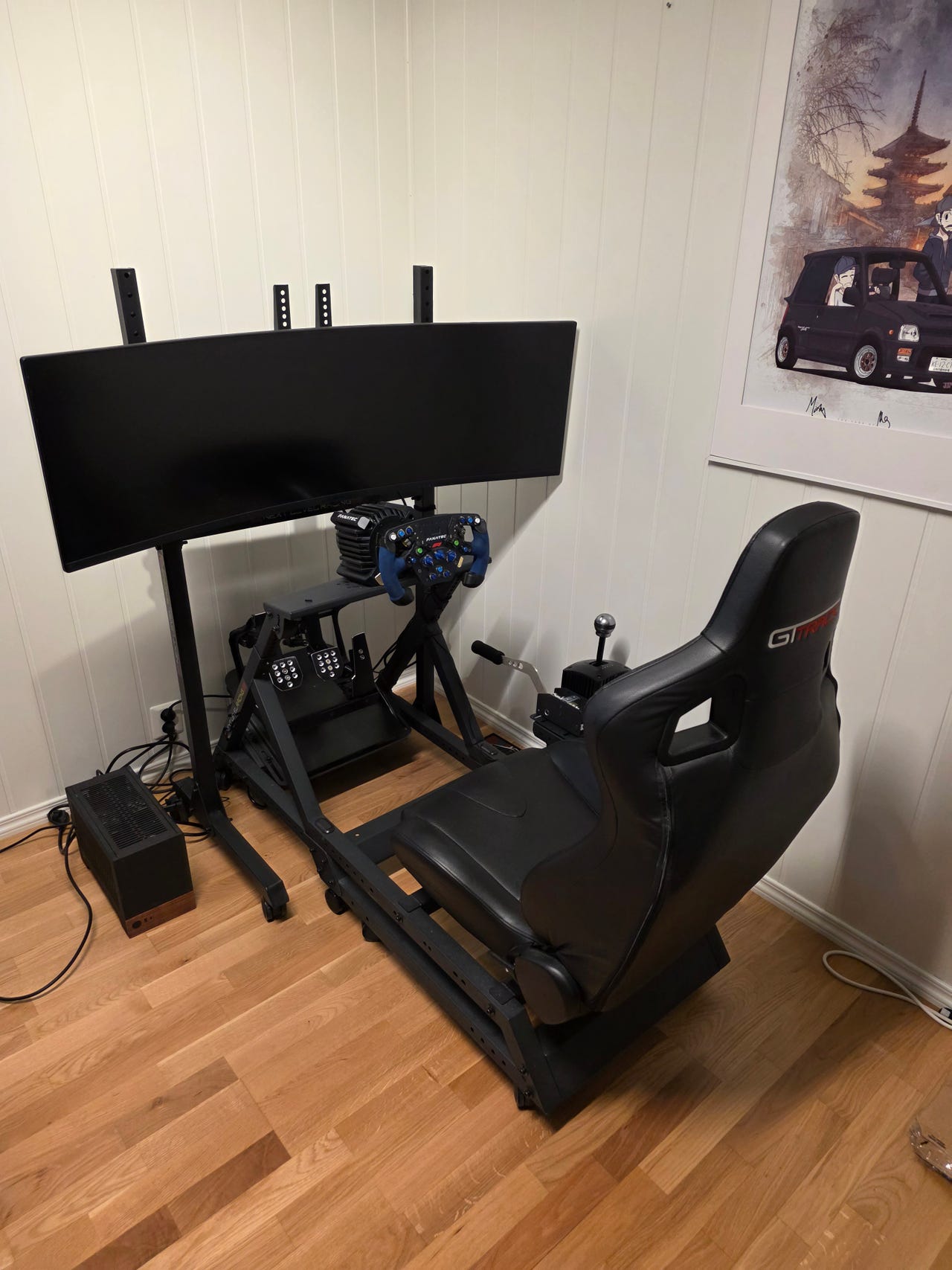 Fanatec/Next Level Racing Simrig. DD Pro 8Nm, 49" Ultrawide. Div. ratt ...