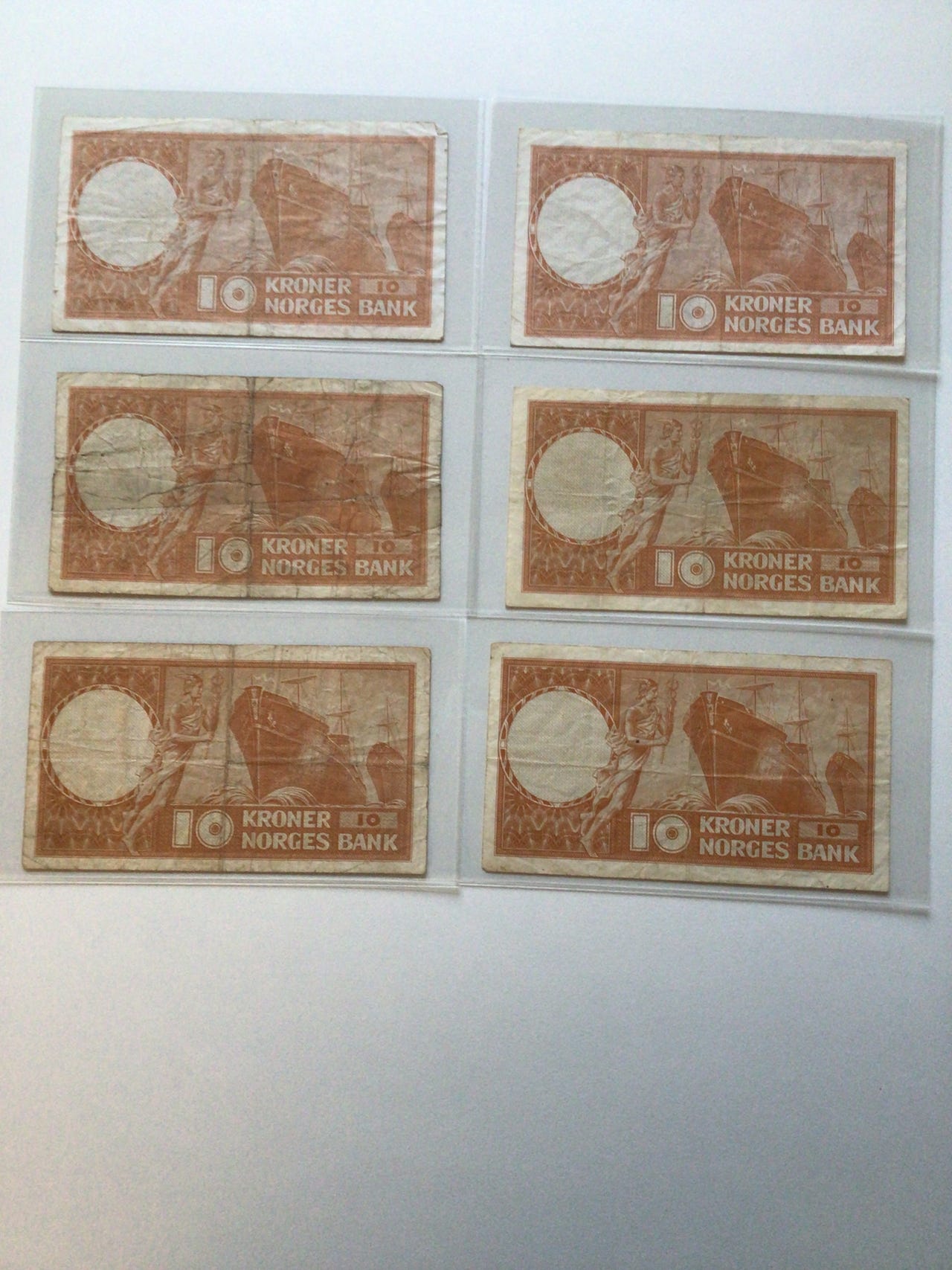 Salg av 12stk. 10kr sedler.30,kr pr.stk | FINN-torget