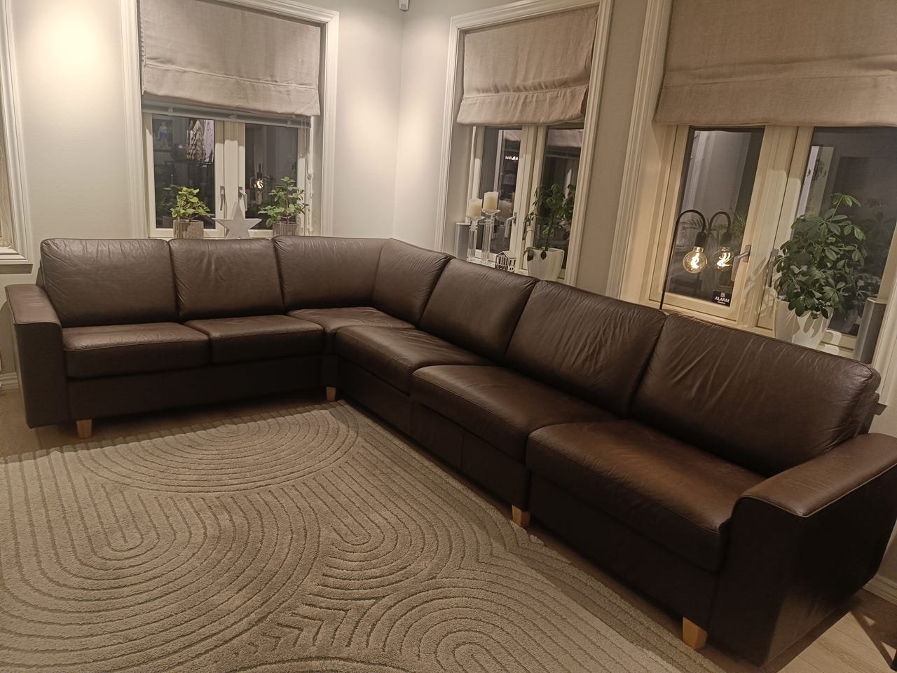 Modulsofa i skinn | FINN-torget