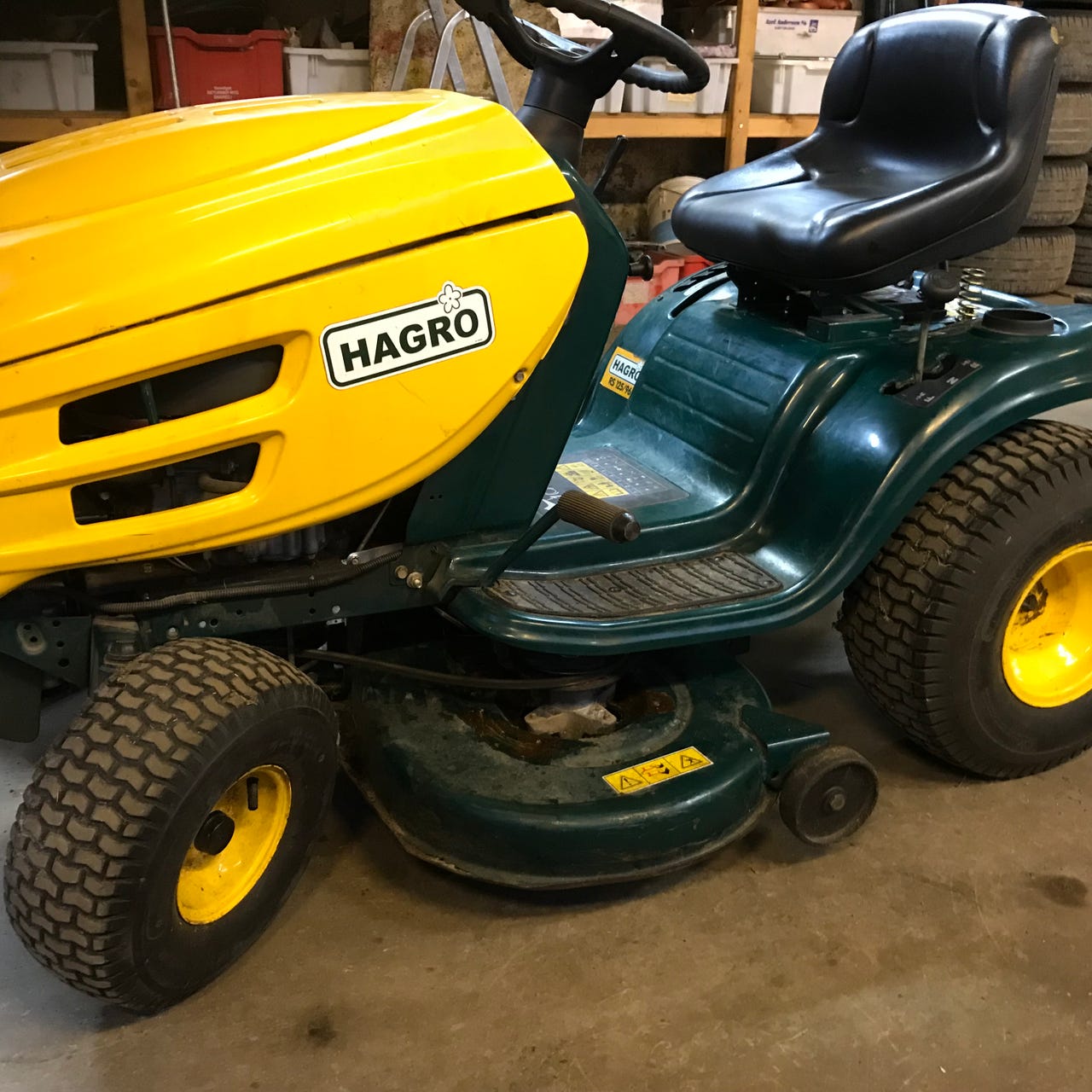 Hagro RS 125/96 Gressklipper Traktor 12,5 hk | FINN-torget