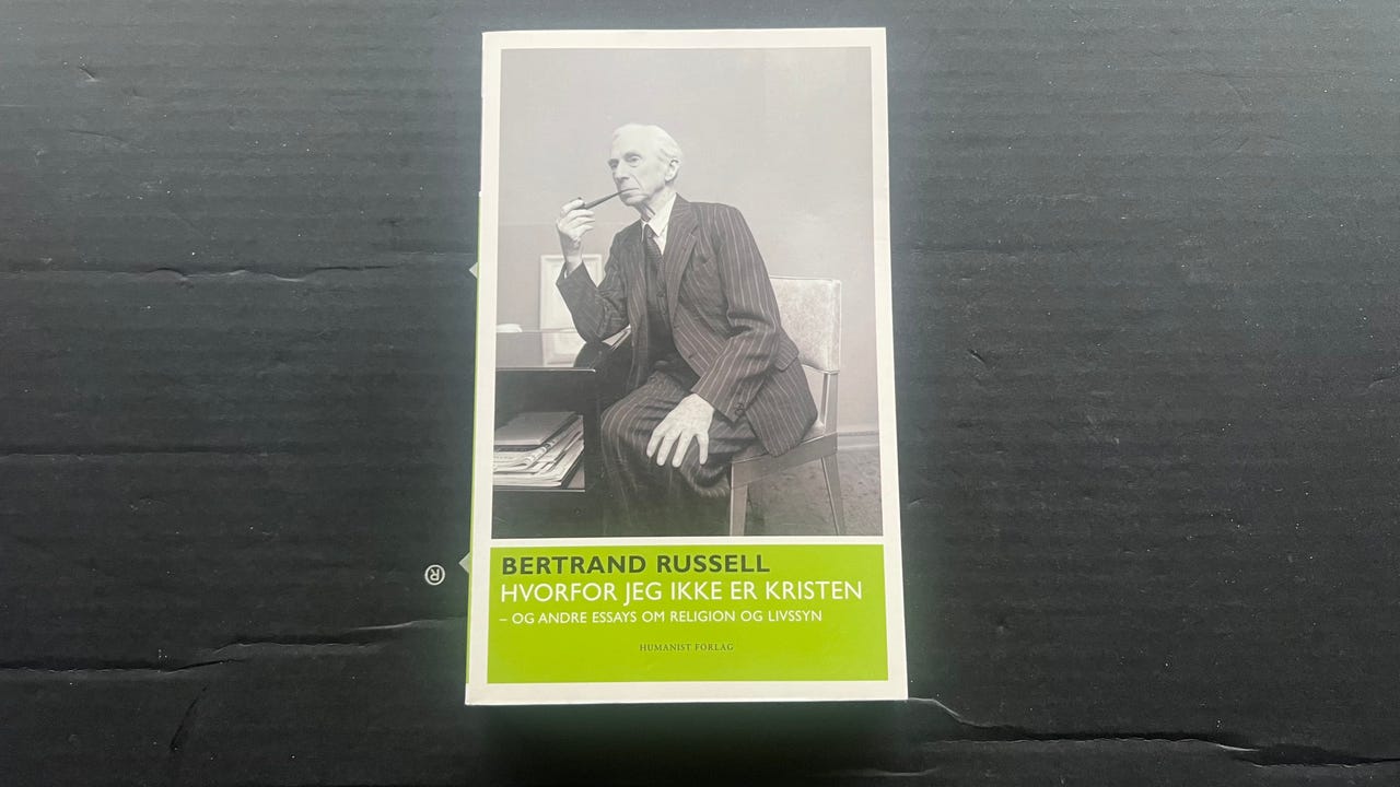 Bertrand Russell: Hvorfor jeg ikke er kristen (norsk utgave) | FINN-torget