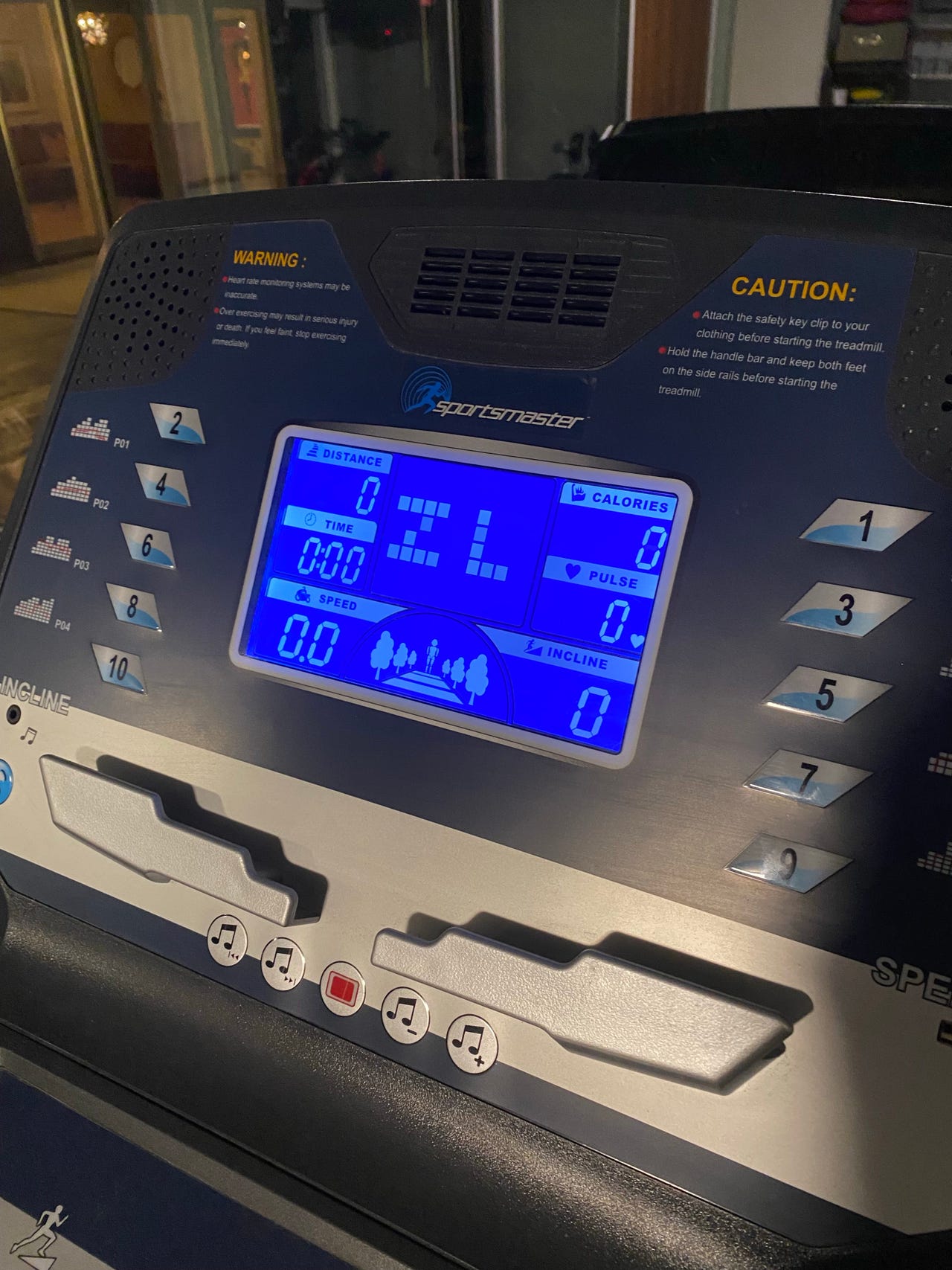 Spirit Air Shox Tredemølle med digitalt display og kontrollpanel | FINN ...