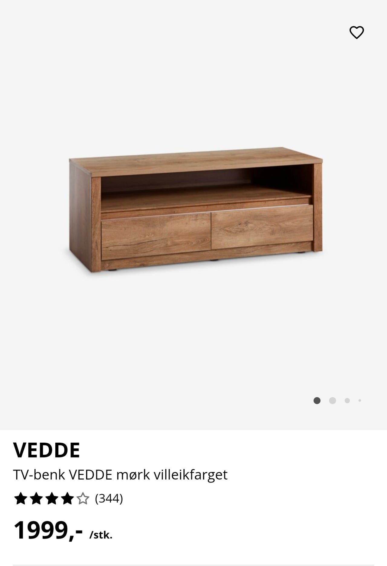 Tv benk fra Jysk (Vedde) | FINN-torget
