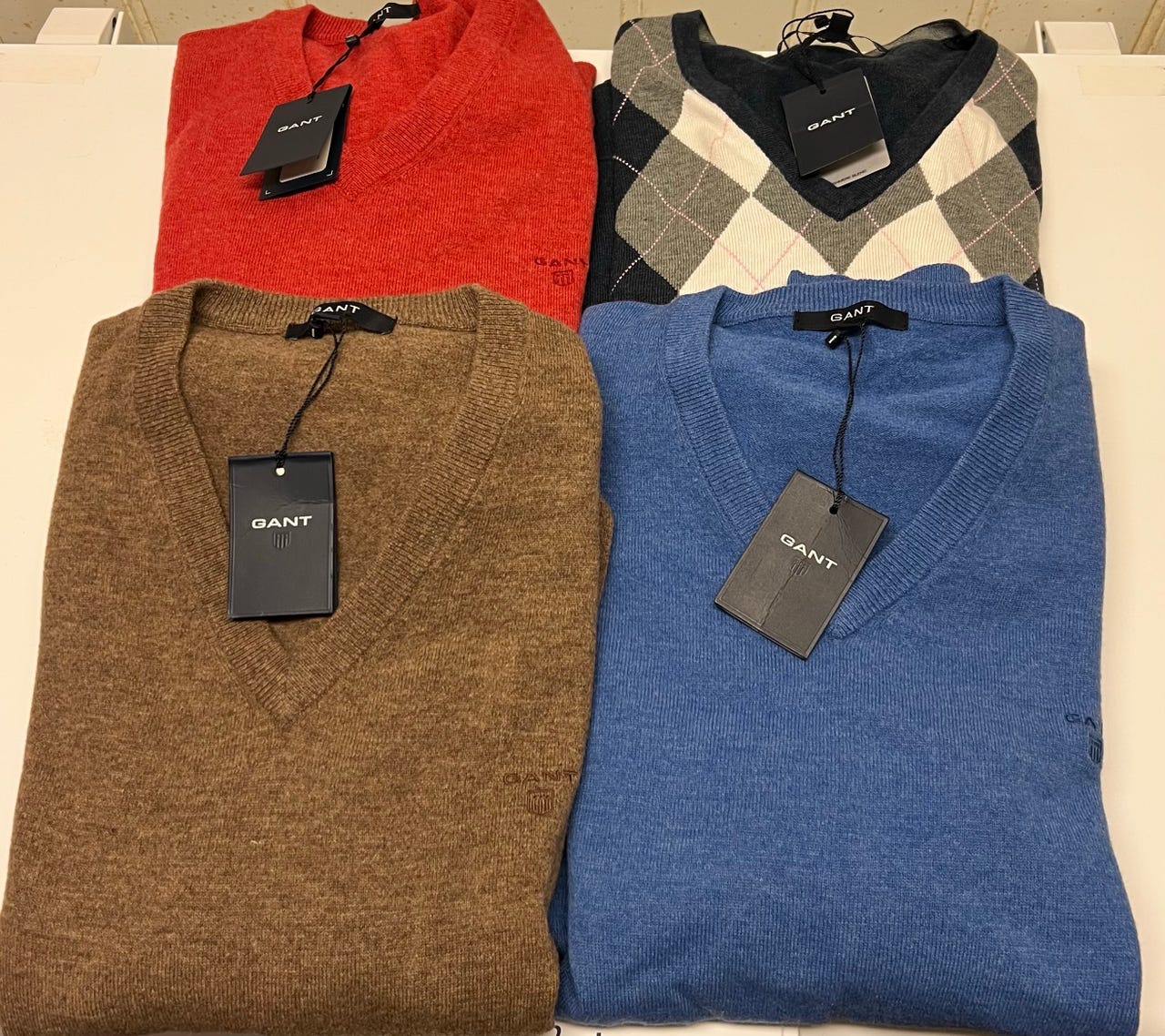 GANT Genser XXL Herre (klespakke) 4stk | FINN-torget