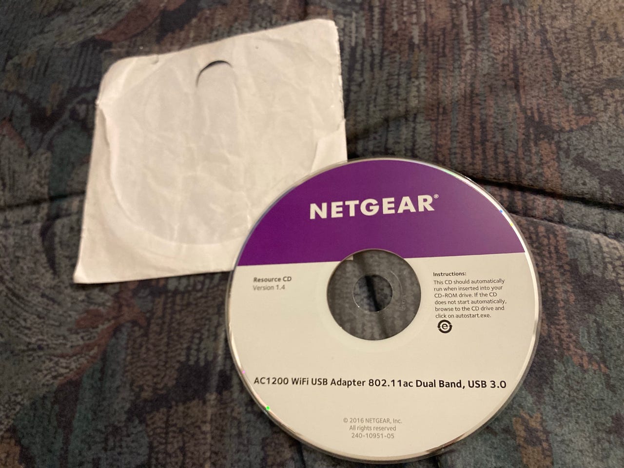 Netgear AC1200 driver CD fra 2016 | FINN-torget