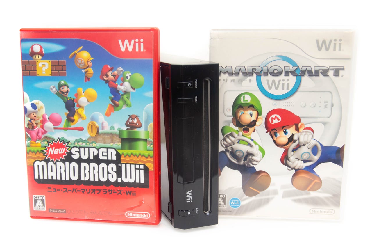 Komplett Nintendo Wii | Med Spill > Mario Kart & New Super Mario Bros ...
