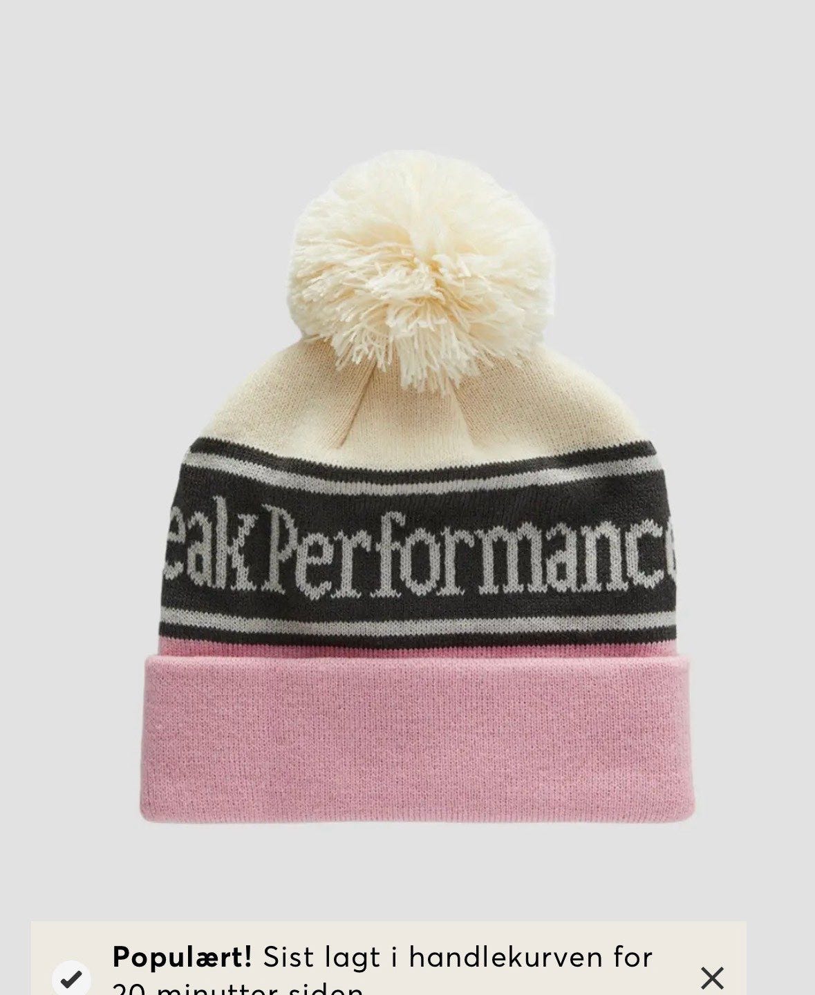 Peak Performance pink pow hat | FINN-torget