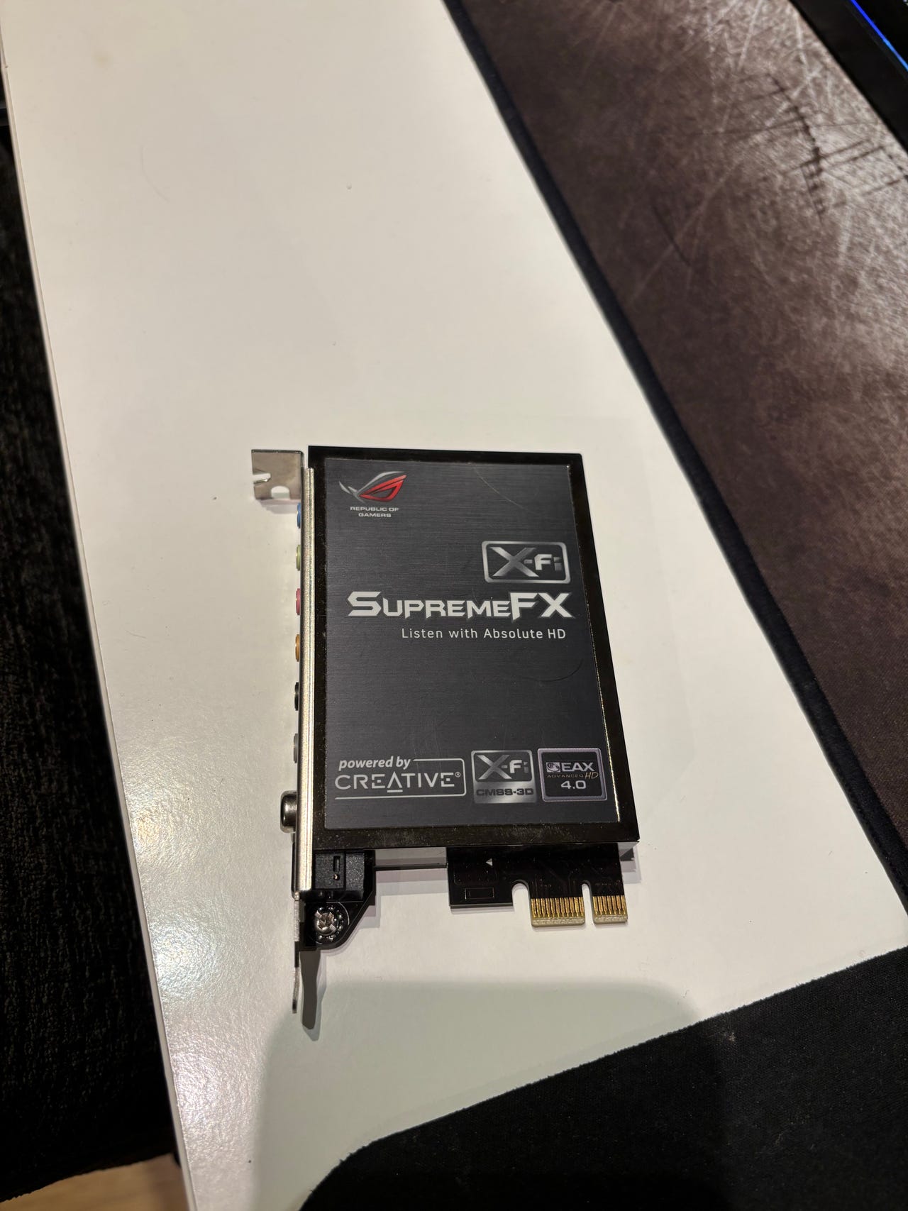 ASUS SupremeFX X-Fi HD – Høykvalitets lydkort for ekte lydentusiaster ...