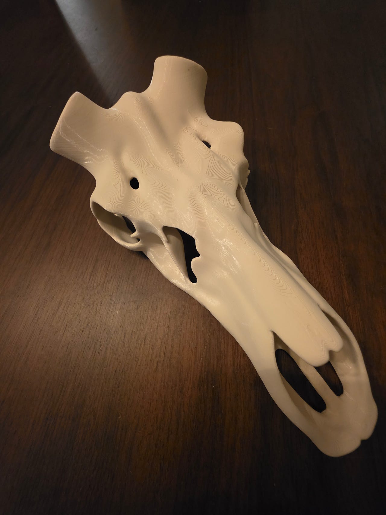 3D-printet hjorteskalle – perfekt for montering av eget gevir / trofé ...