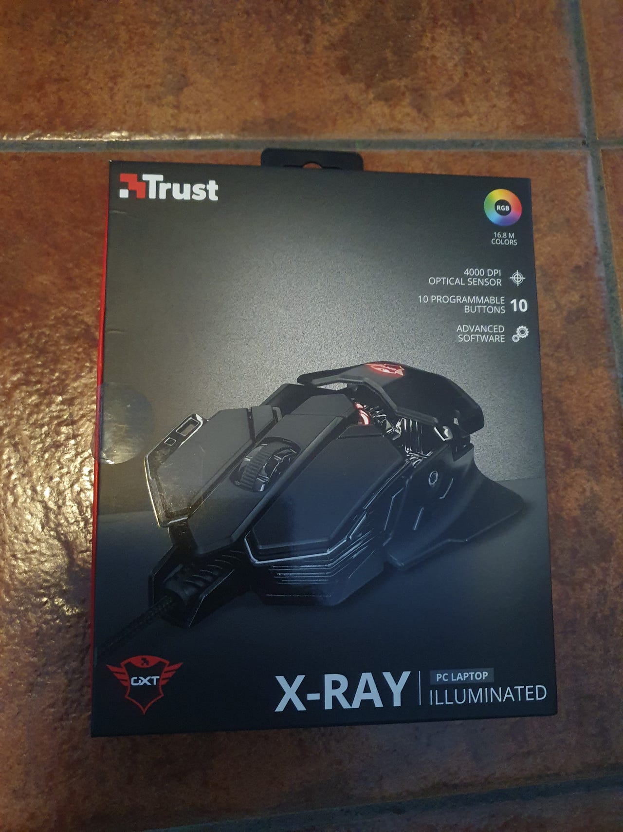 Trust GXT 138 X-Ray RGB gamingmus. | FINN-torget