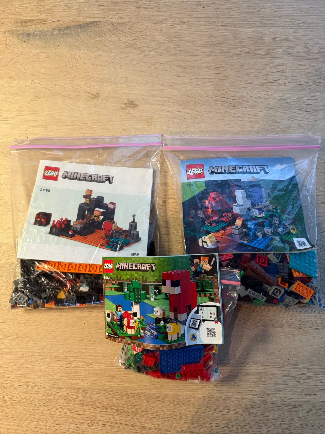LEGO Minecraft Byggeklosser Sett med flere temaer | FINN-torget