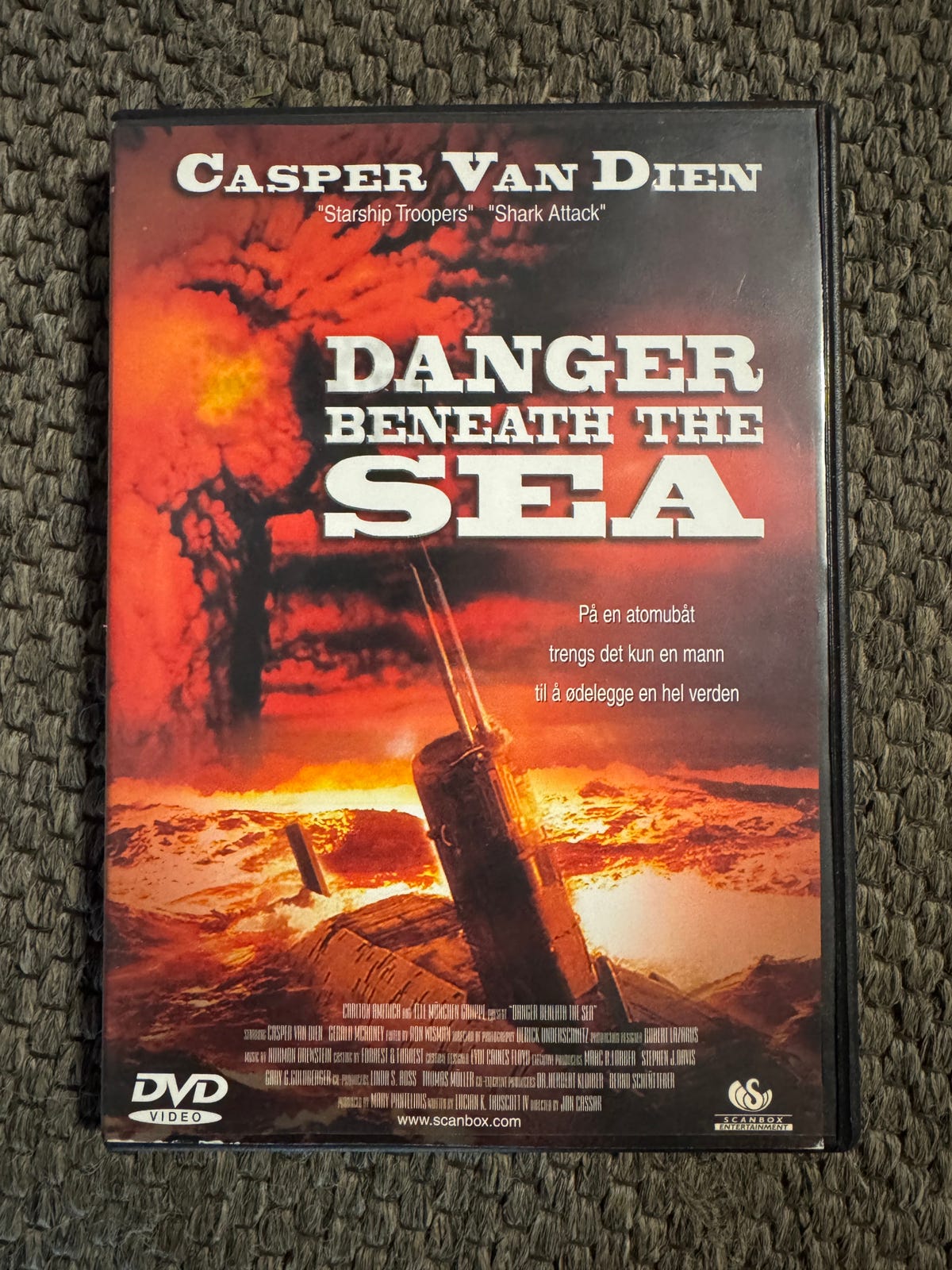 [DVD] Danger Beneath the Sea - 2001 (norsk tekst) | FINN-torget