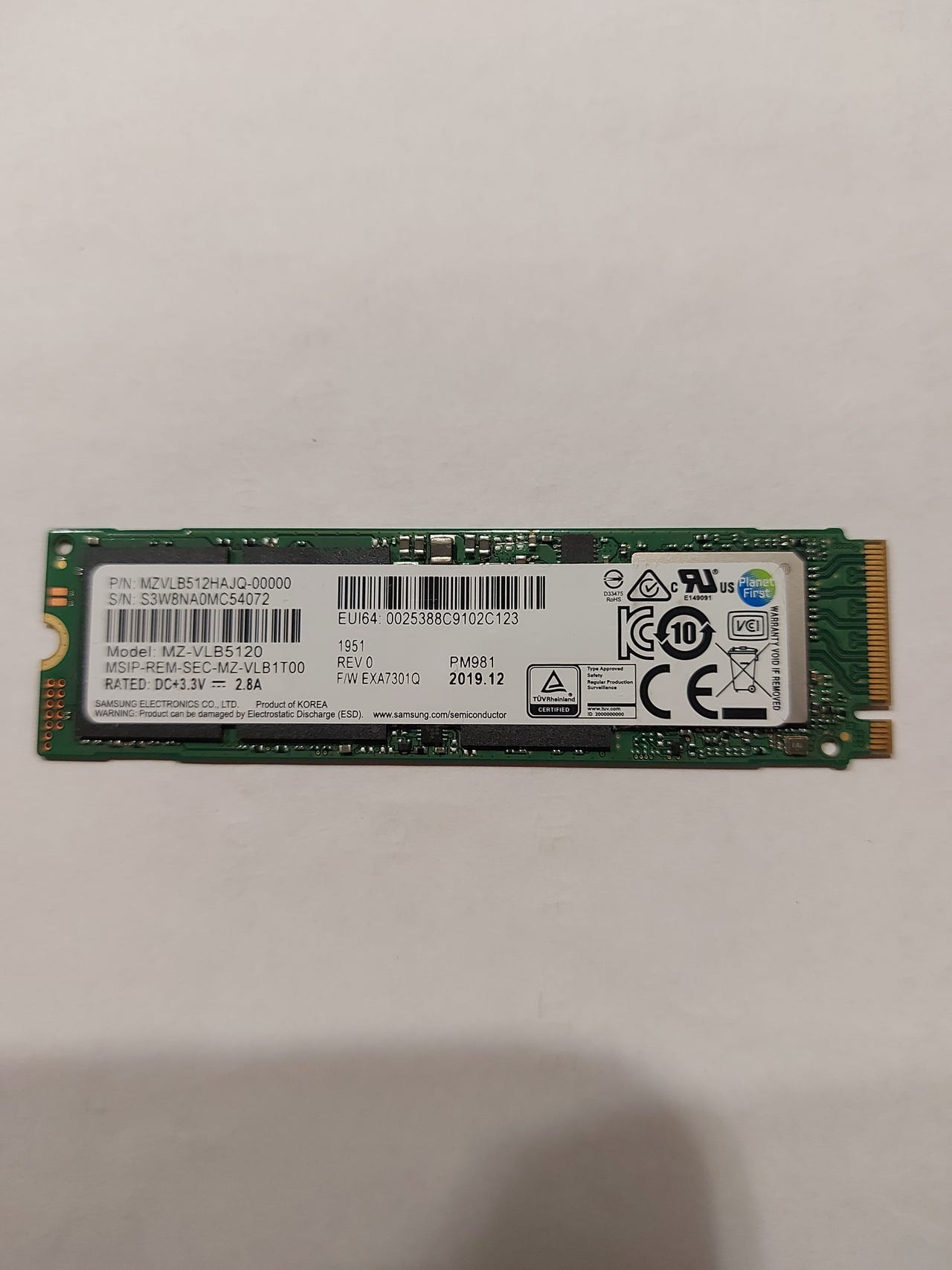 Samsung ssd 512 gb modellnummer, MZ-VLB5120 | FINN-torget