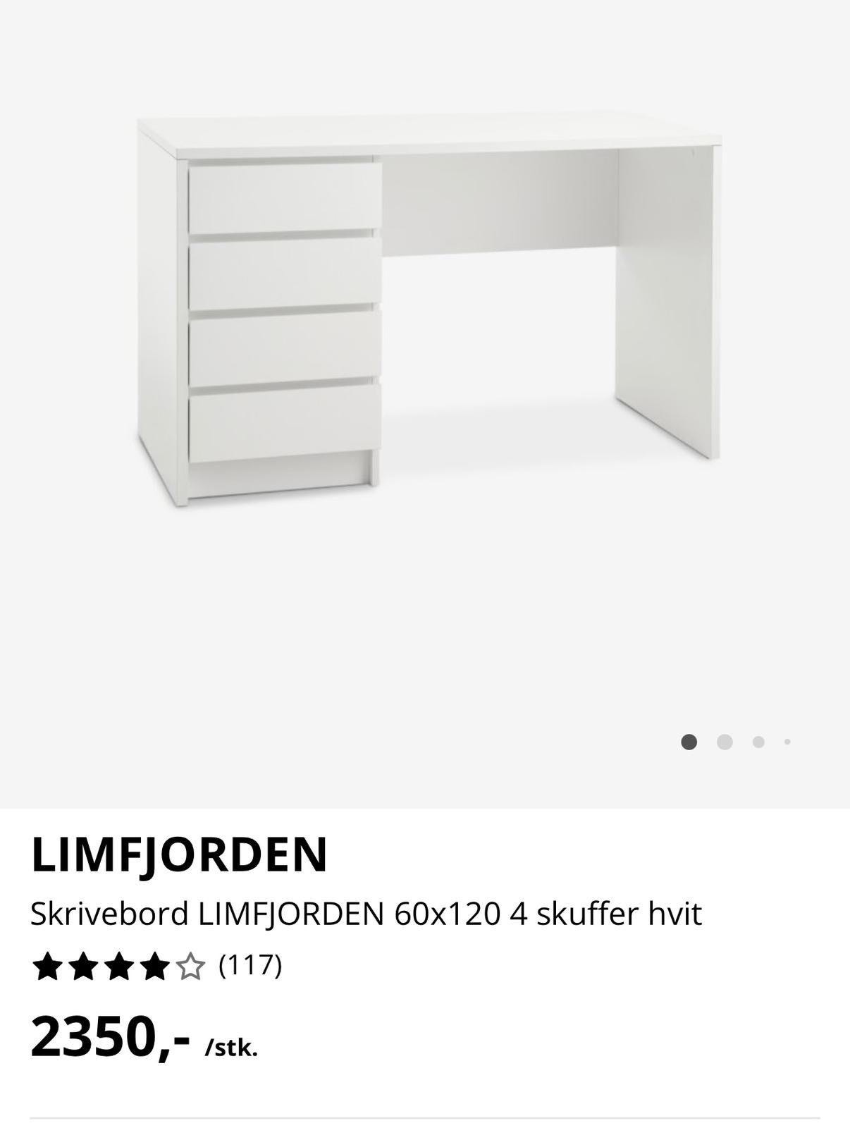 Lite brukt skrive bord, nesten ny | FINN-torget
